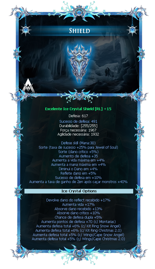 [Update] Ice Crystal KIT - Gélido e com duas incríveis montarias ...