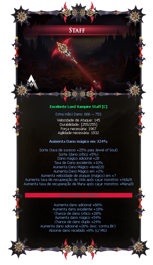 [Update] Lord Vampire KIT - Um novo reinado de Halloween começa - Fórum ...