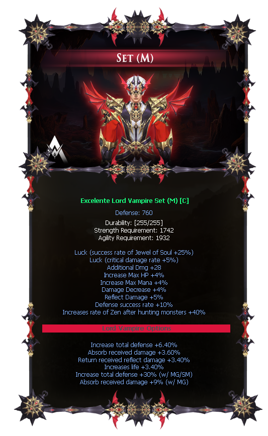 [Update] Lord Vampire KIT - A new Halloween reign begins - Fórum - MuAwaY